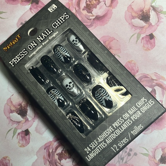 Spirit | Makeup | Skeleton Press On Nails | Poshmark